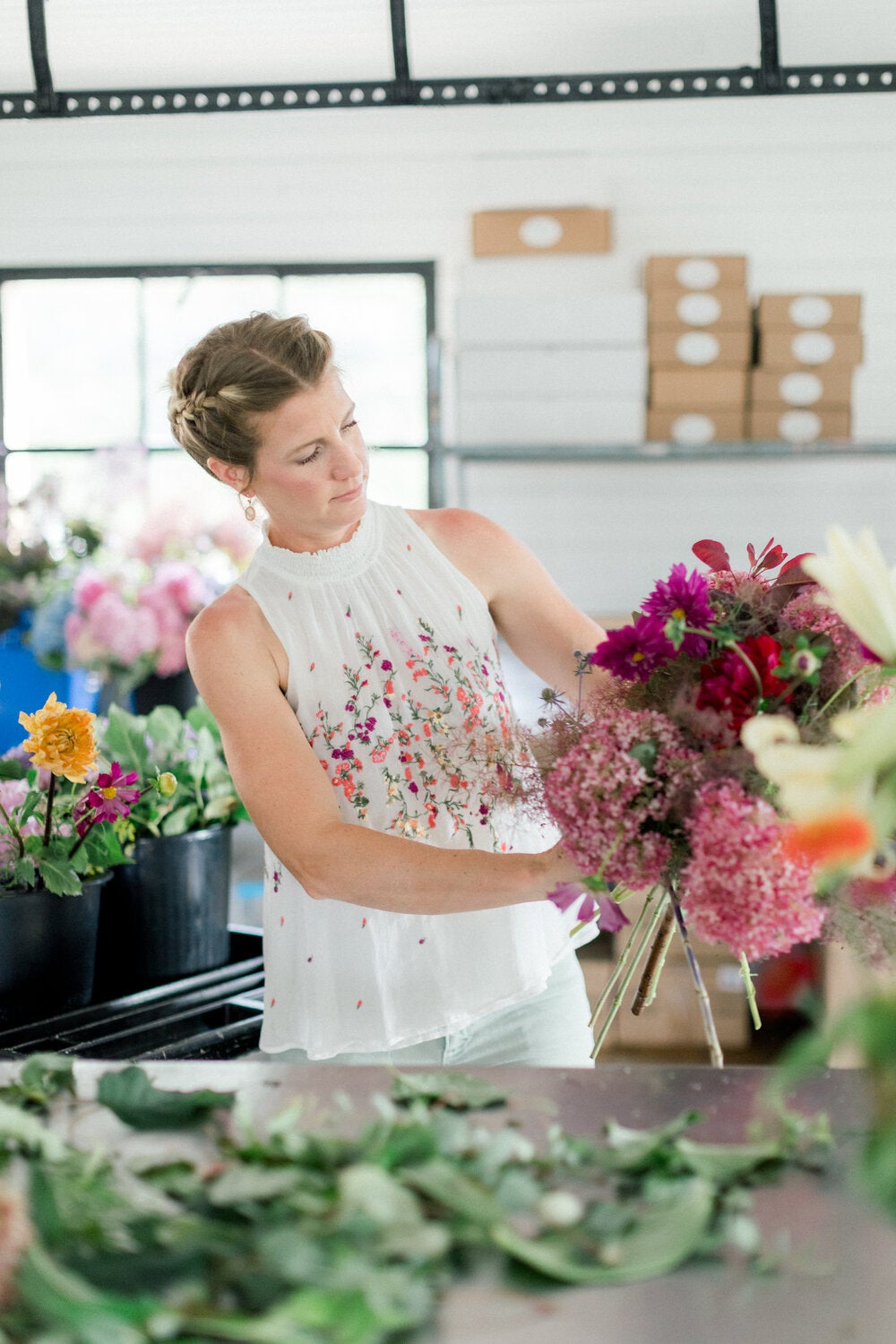 fresh flower bunches to go from Elmer florist | A Garden Party